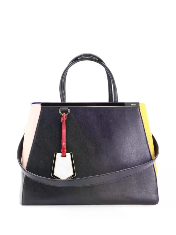 Fendi 2jours Leather Medium Tote Bag
