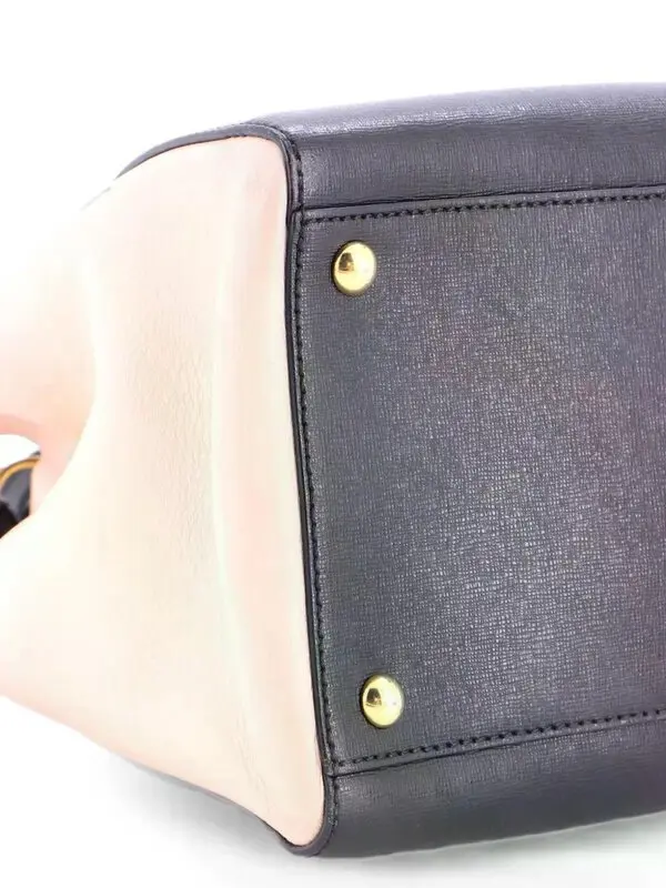 Fendi 2jours Leather Medium Tote Bag
