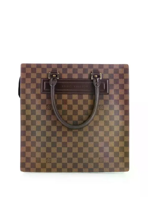 LOUIS VUITTON Venice Sac Plat Bag Damier Gm Tote Bag - Brown