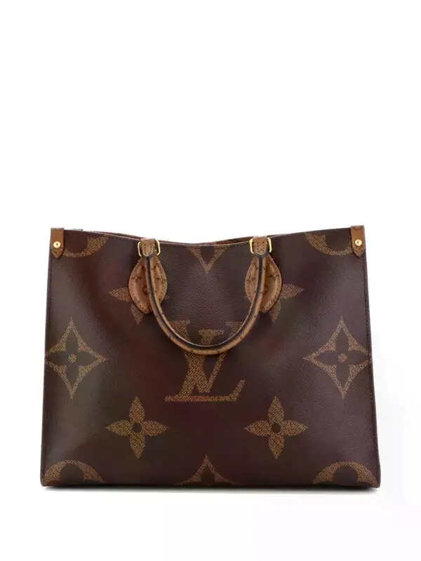 LOUIS VUITTON Onthego Mm Tote Bag - Brown