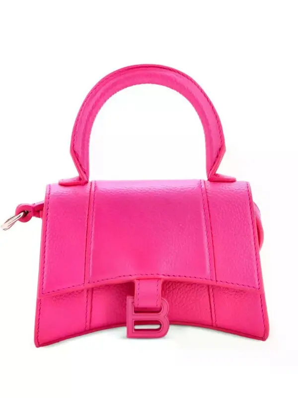 Balenciaga Hourglass Top Handle Bag - Pink
