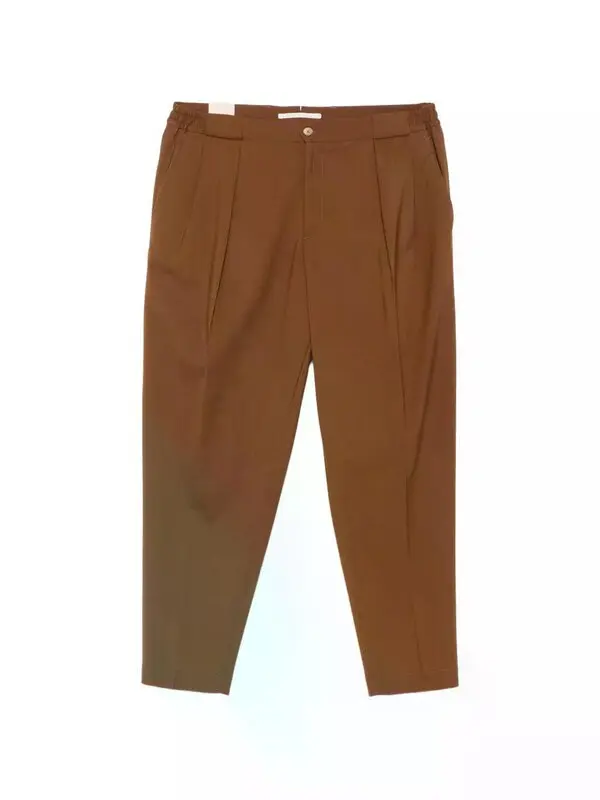 BRIGLIA 1949 Pleated Front Trousers - Brown