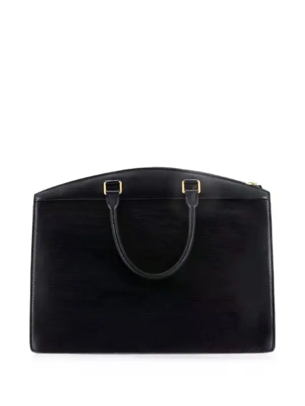 LOUIS VUITTON Riviera Handbag Epi Leather Tote Bag - Black