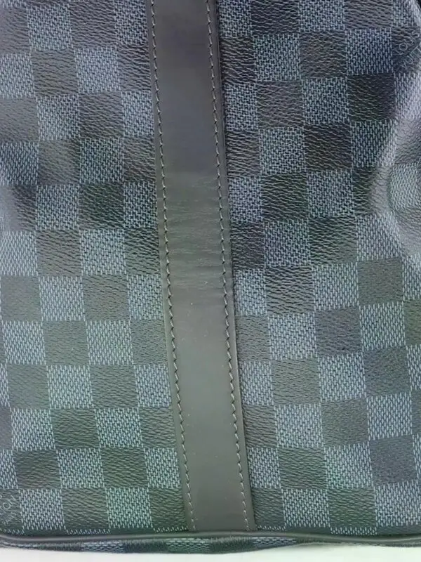 LOUIS VUITTON Keepall Bandouliere 45 Travel Bag In Damier Cobalt - Blue