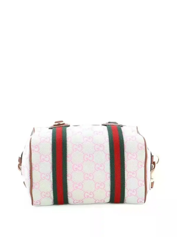 Gucci Web Boston Bag Gg Canvas Mini Travel Bag