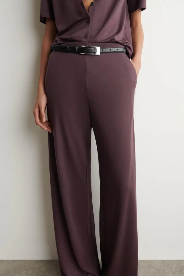 Cos Modal-jersey Pants - Red