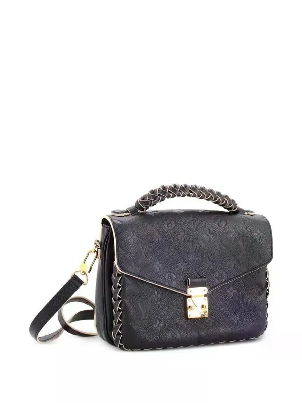 LOUIS VUITTON Monogram Empreinte Pochette Metis - Black