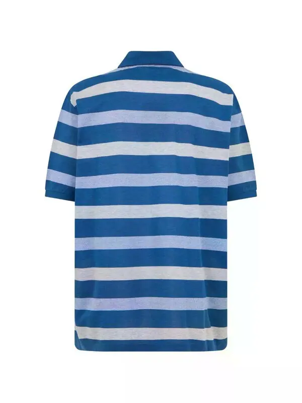 Paul & Shark Horizontal-stripe Short-sleeve Polo Shirt