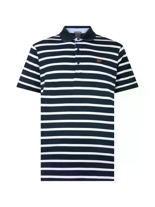 Paul & Shark Striped Short-sleeve Polo Shirt