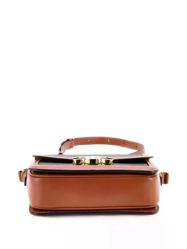 Celine Triomphe Coated Canvas Shoulder Bag