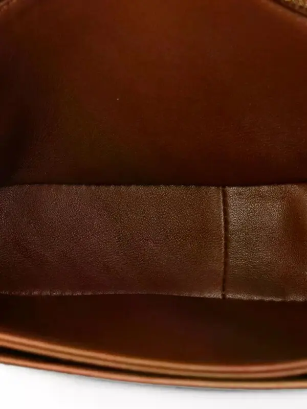 Celine Triomphe Coated Canvas Shoulder Bag