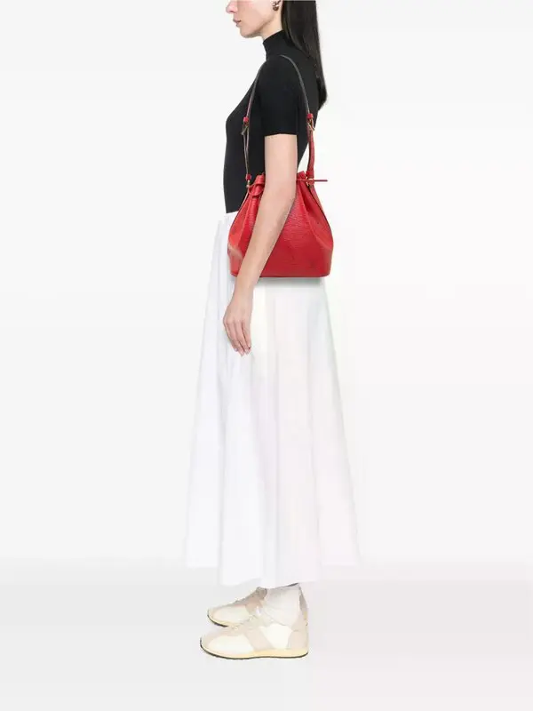 LOUIS VUITTON Epi Petit Noe Bucket Bag - Red