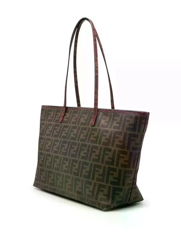 Fendi Zucca Spalmati Roll Tote Bag