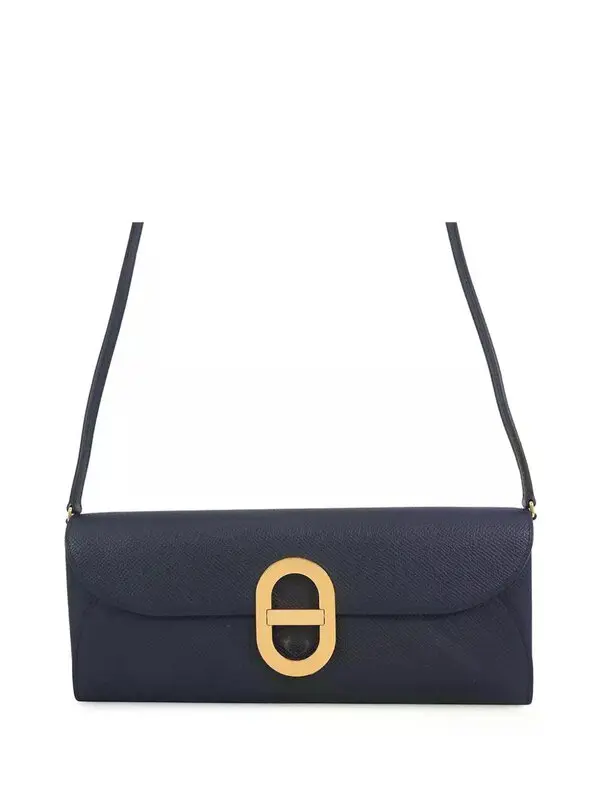 Hermès Epsom Chaine D'ancre Wallet Crossbody Bag - Blue