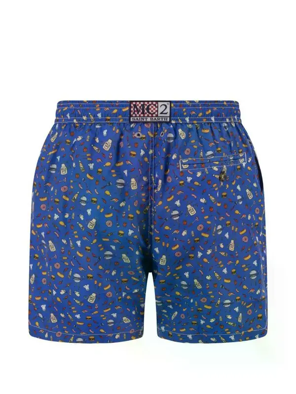 MC2 SAINT BARTH All-over Print Drawstring Swim Shorts