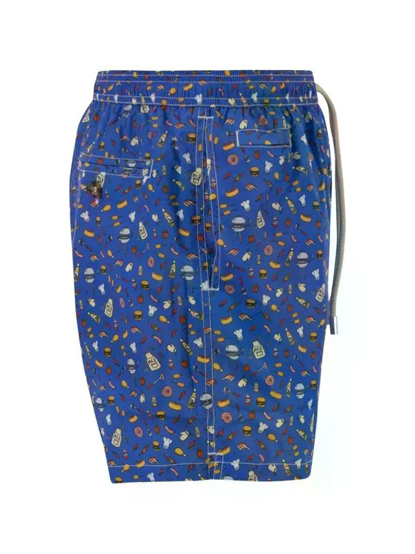 MC2 SAINT BARTH All-over Print Drawstring Swim Shorts