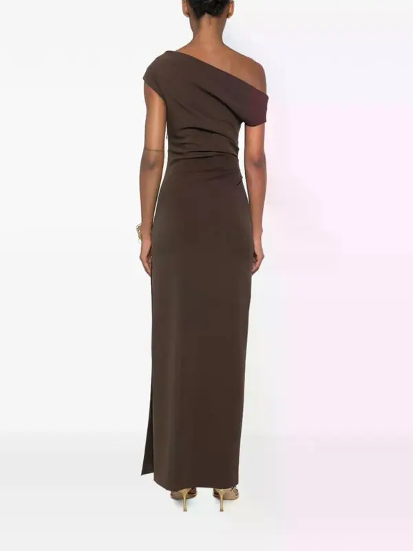 P.a.r.o.s.h One-shoulder Draped Maxi Dress