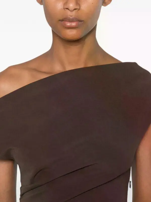 P.a.r.o.s.h One-shoulder Draped Maxi Dress