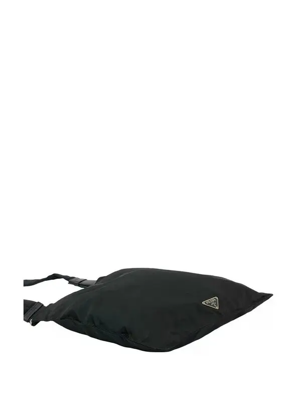Prada Tessuto Asymmetrical Zip Top Crossbody Bag