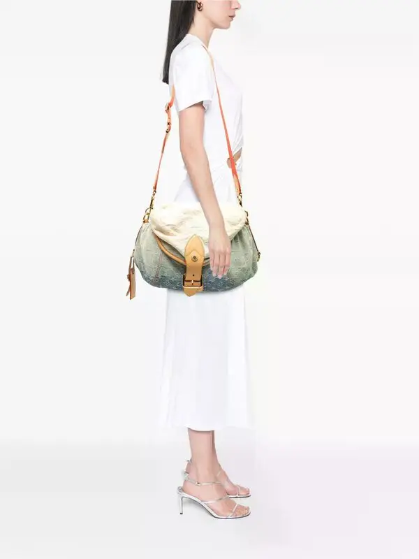 LOUIS VUITTON Monogram Denim Sunshine Crossbody Bag - Blue