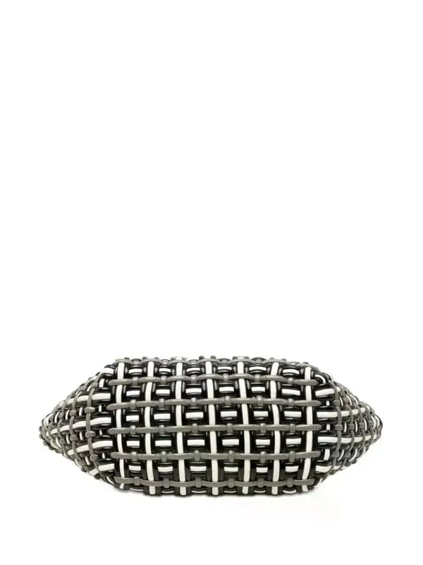 Balenciaga Faux Leather Bistro Basket Bag Xs Satchel