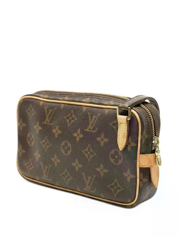 LOUIS VUITTON Monogram Pochette Marly Bandouliere - Brown