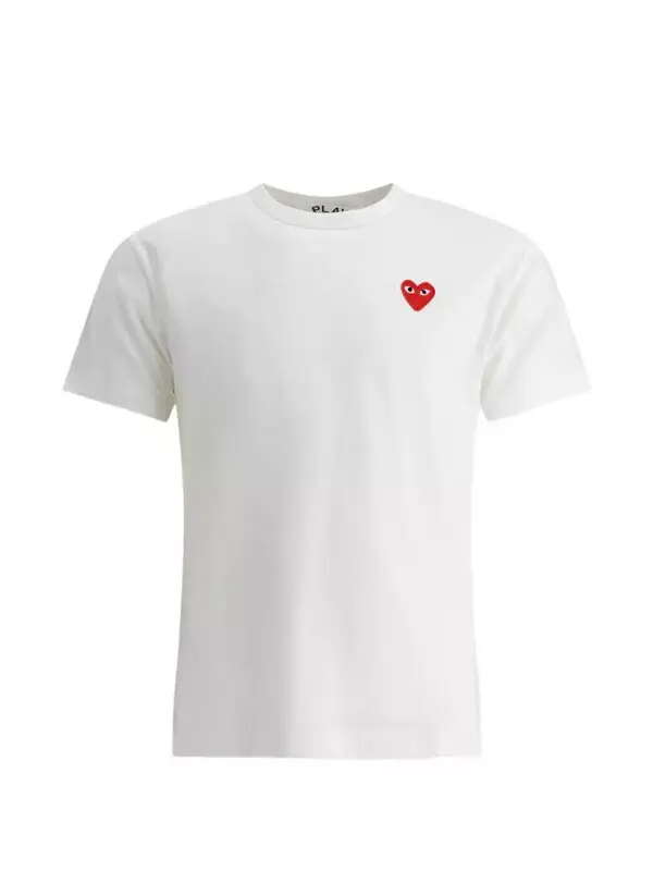 Play Comme Des Garcon Heart Patch T-shirt