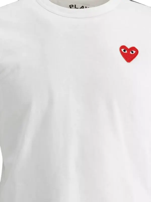 Play Comme Des Garcon Heart Patch T-shirt