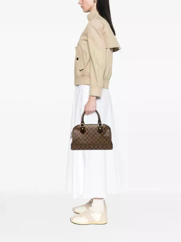 LOUIS VUITTON Damier Ebene Duomo Handbag