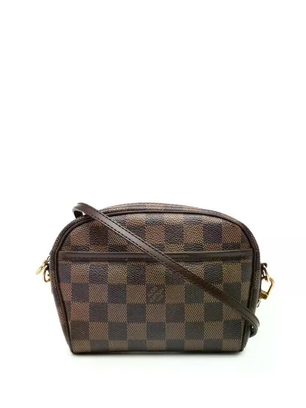 LOUIS VUITTON Damier Ebene Ipanema Pochette Crossbody Bag