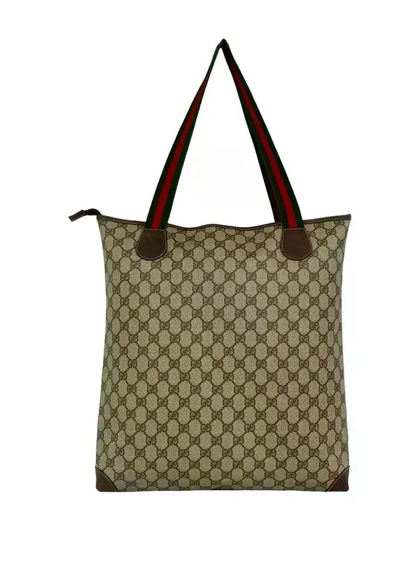 Gucci Gg Supreme Web Tote Bag