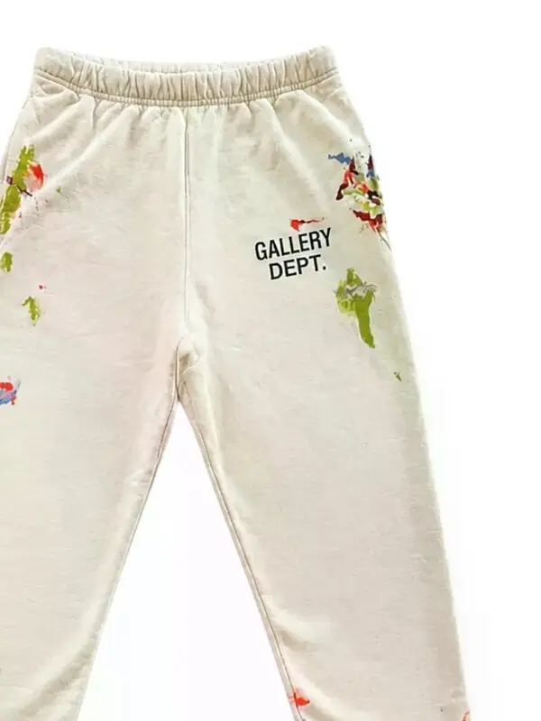 GALLERY DEPT. Paint-splatter Logo-print Track Pants