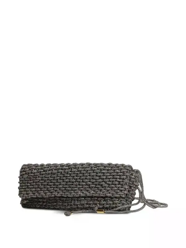 HIBOURAMA Aurora Crystal Embellished Clutch Bag