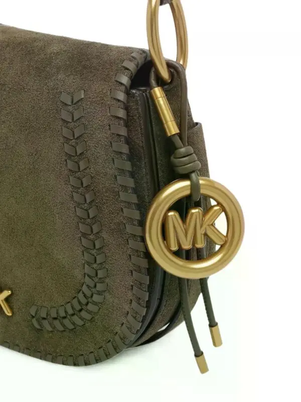 Michael Kors Josie Whipstitch-trim Crossbody Bag - Green