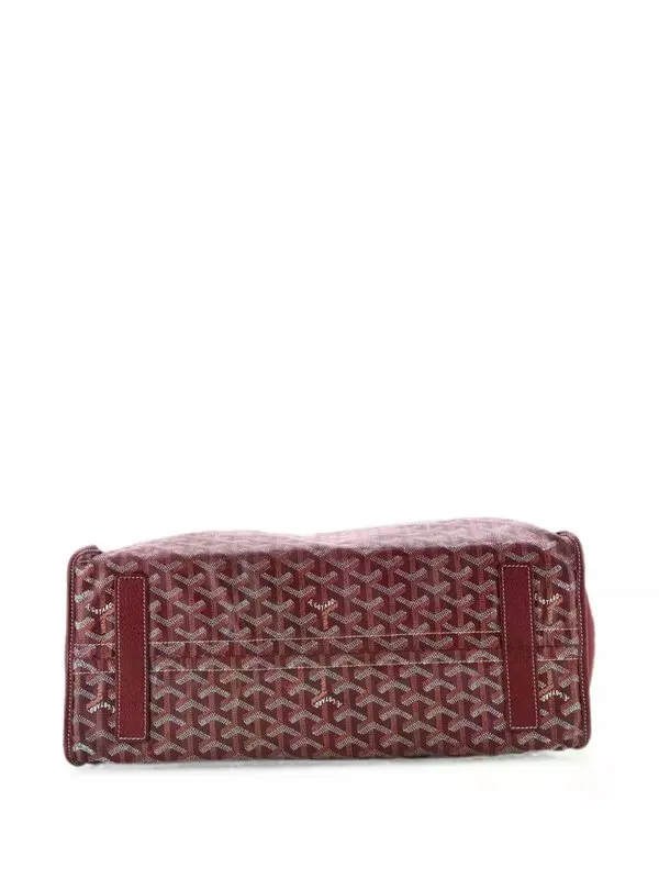 Goyard Hardy Pet Carrier Coated Canvas Pm Tote Bag - Red