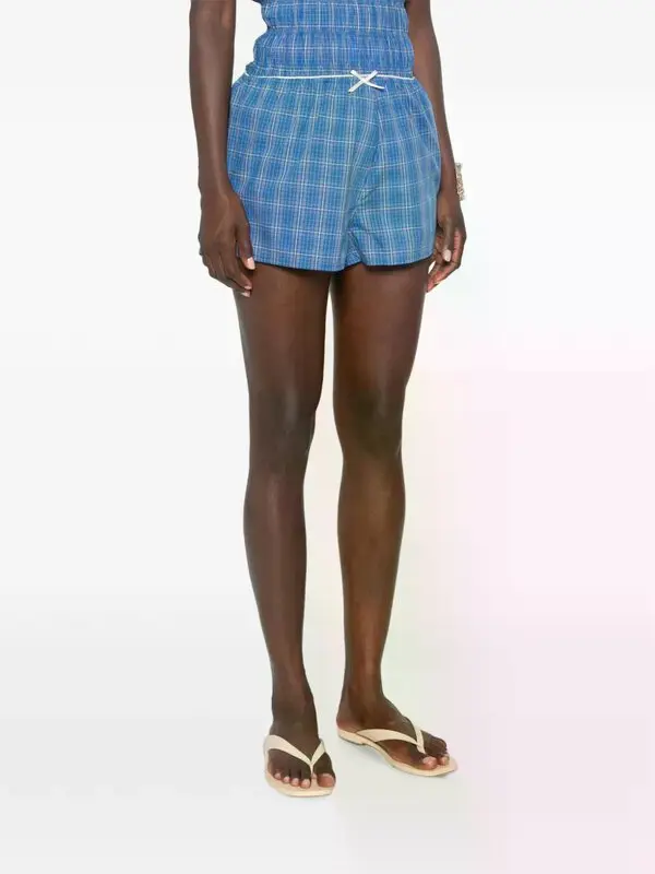 Faithfull The Brand Leya Checkered Shorts