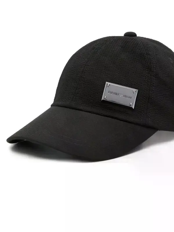 Emporio Armani Logo Plaque Baseball Cap