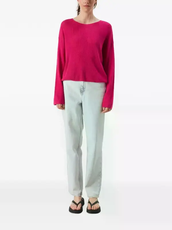 American Vintage Fine-knit Sweater - Pink