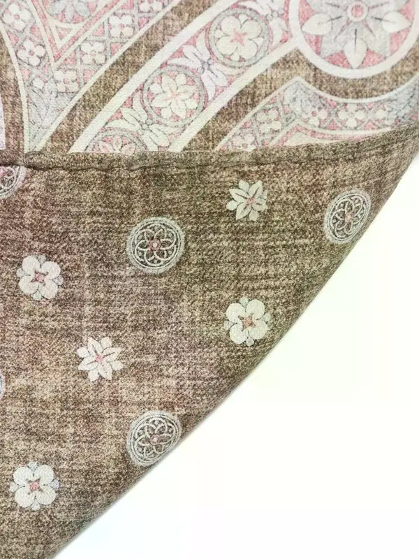 DELL'OGLIO Easy Geometric-print Scarf