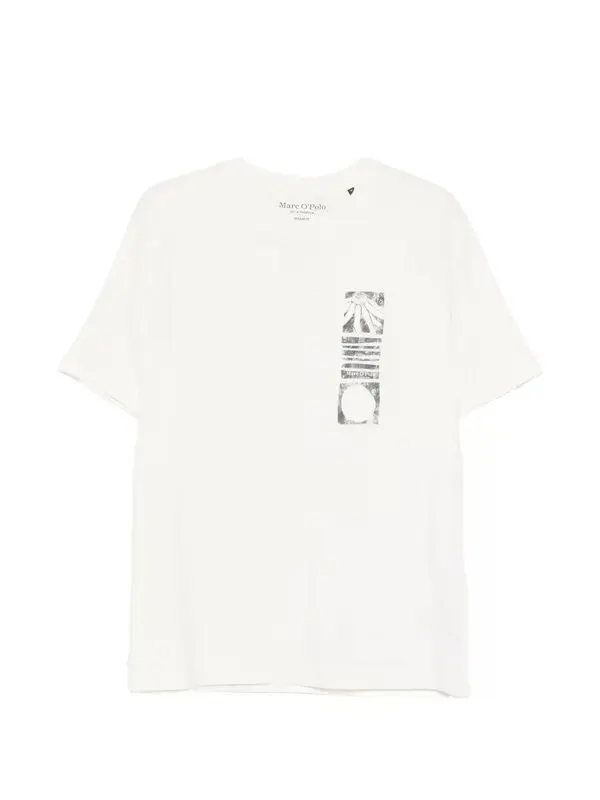 Marc O'polo Graphic-print Round-neck T-shirt