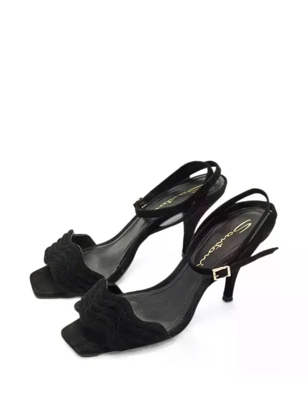 Santoni Wavy-strap Sandals