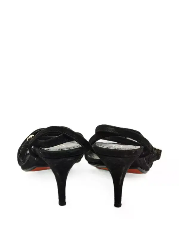 Santoni Wavy-strap Sandals