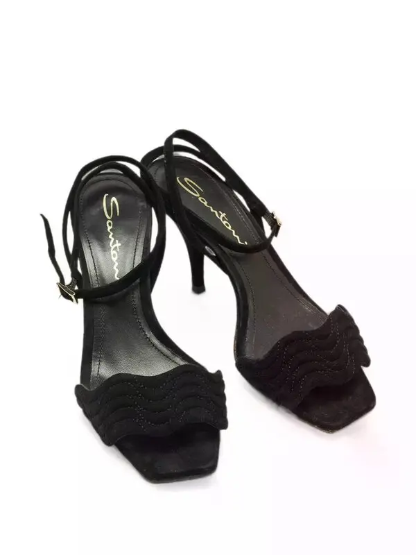 Santoni Wavy-strap Sandals