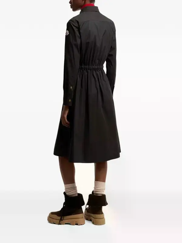 Moncler Drawstring Zip-up Midi Dress