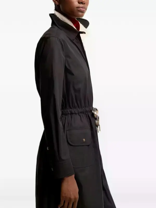 Moncler Drawstring Zip-up Midi Dress