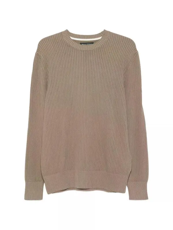 Marc O'polo Ribbed Knit Crew Neck Sweater