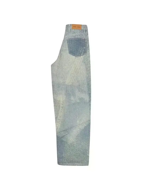 SAMSOE SAMSOE Textured Finish Jeans - Blue