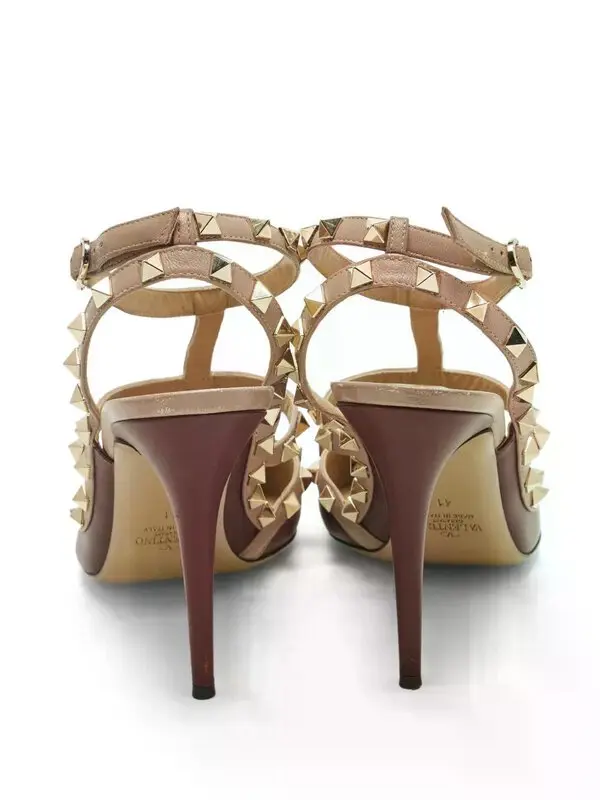 Valentino Garavani Rockstud Leather Pumps - Red