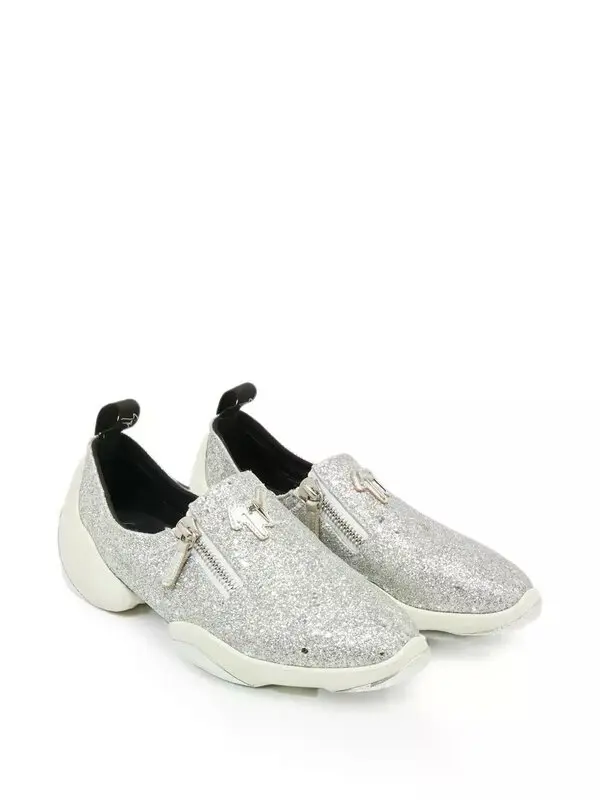 GIUSEPPE ZANOTTI Tone Glitter Low-top Sneakers