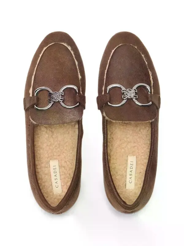 Casadei Bufaland Chain-detail Loafers